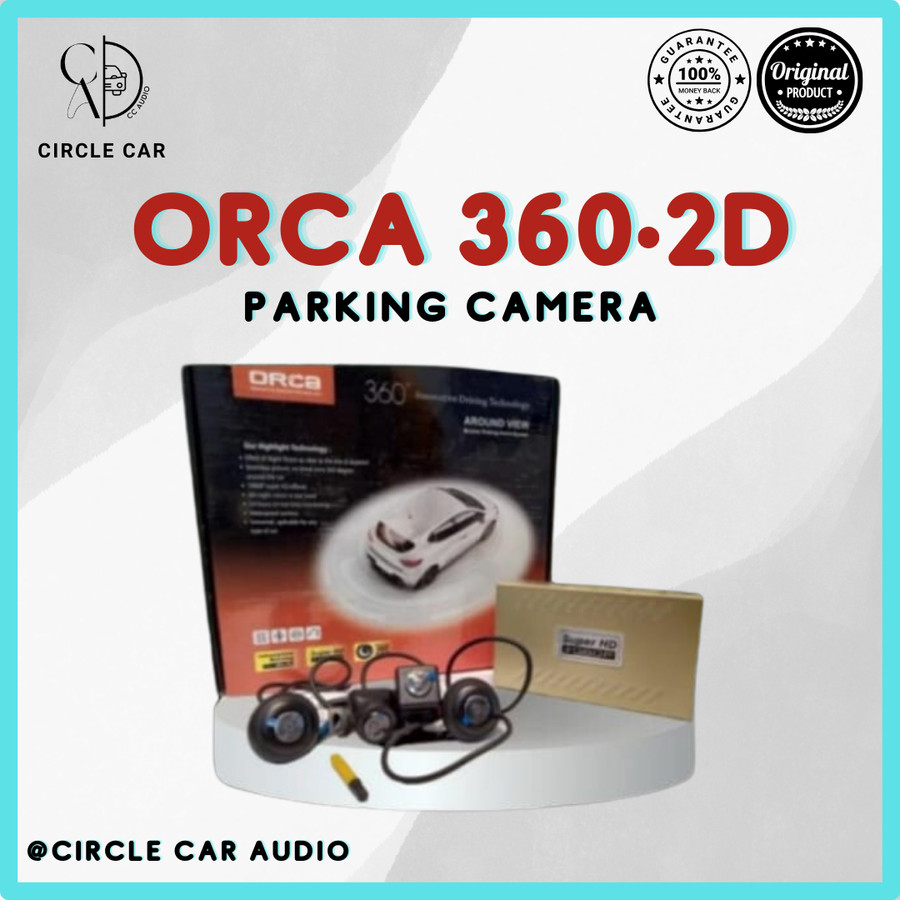 KAMERA MOBIL UNIVERSAL ORCA 360 2D BIRD VIEW SUPER HD 1080P | Lazada ...