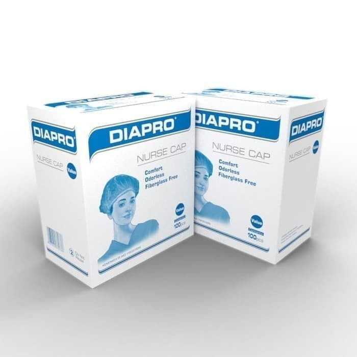 Nurse Cap Penutup Kepala Suster atau Pekerja Diapro Isi 100 | Lazada ...