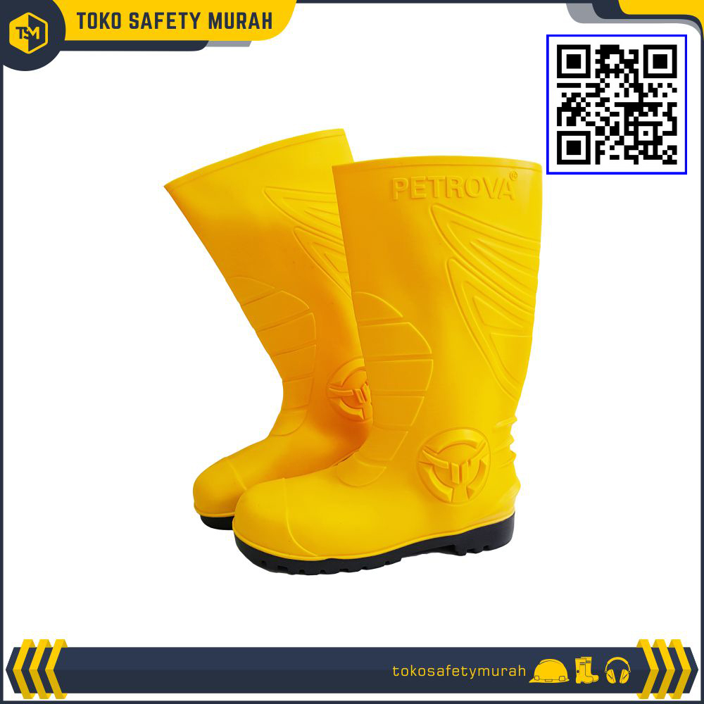 Sepatu Boot Petrova Ultimate Kuning ORIGINAL / Safety Boot | Lazada ...