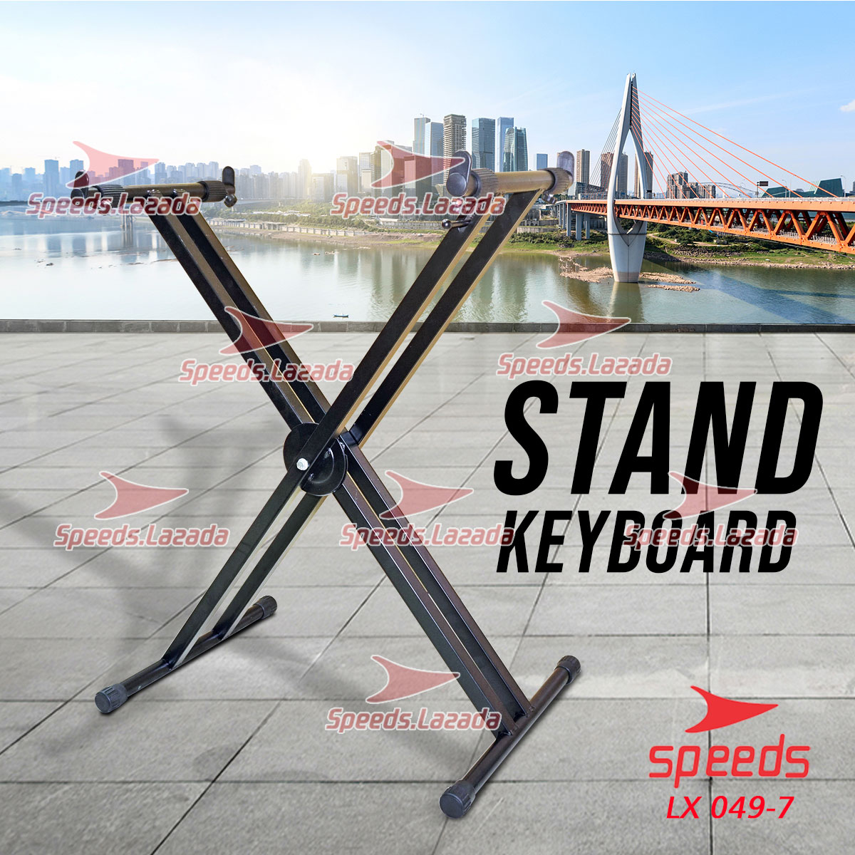Alat Musik Stand Keyboard Double Kaki Keyboard X Untuk Semua Piano ...
