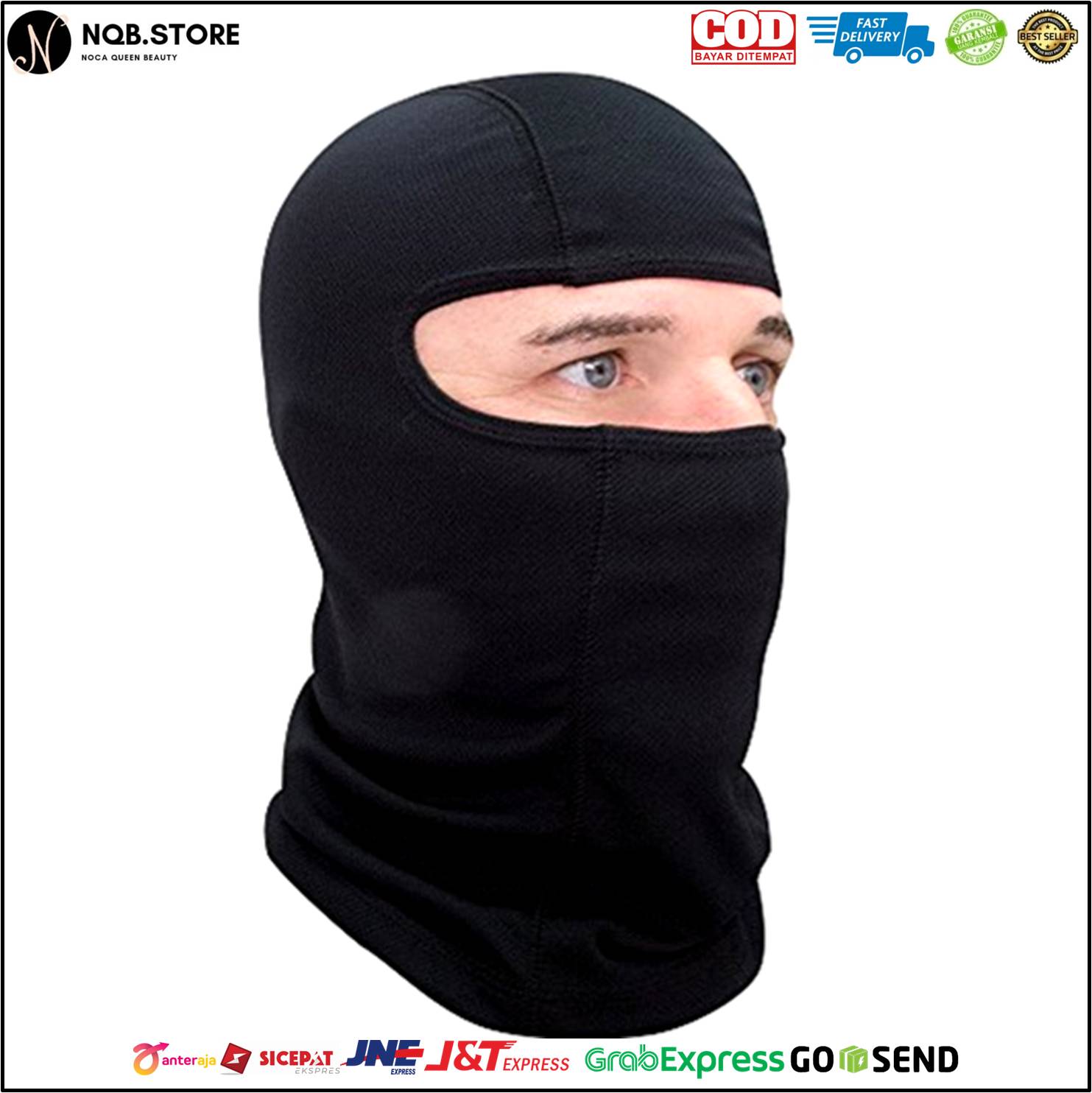 Masker Buff Ninja Full Face Mask Balaclava Spandex Motor Helm Pengaman ...