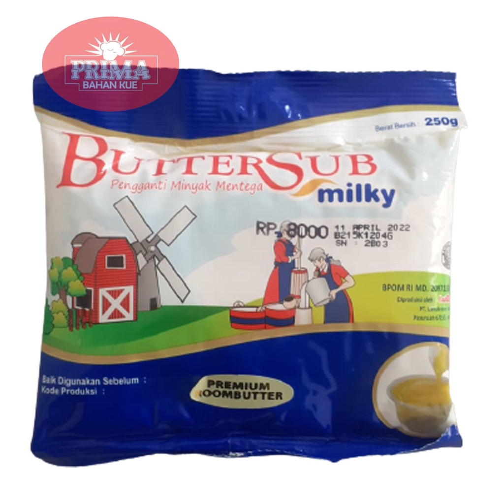 BUTTER SUB MILKY 250 GR/ROOMBUTTER/BUTTER/MARGARIN | Lazada Indonesia
