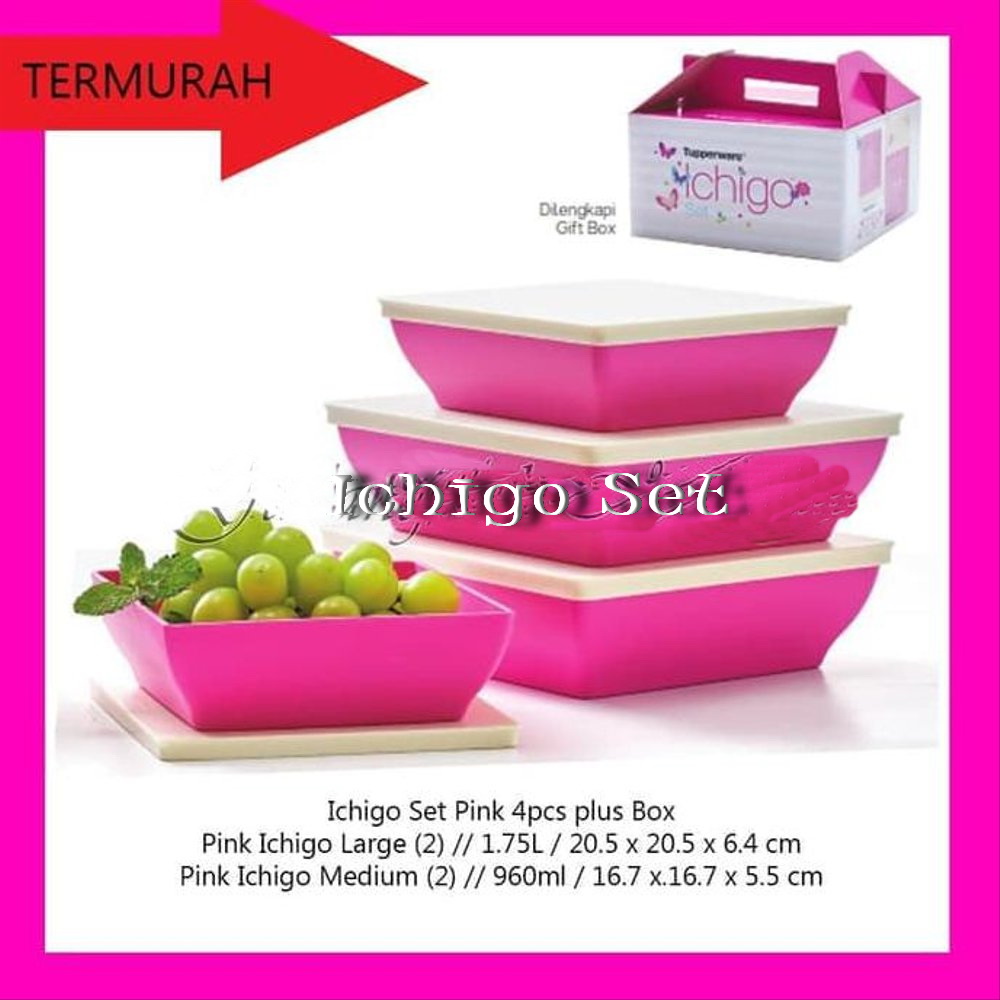Tupperware Ichigo Set | Lazada Indonesia