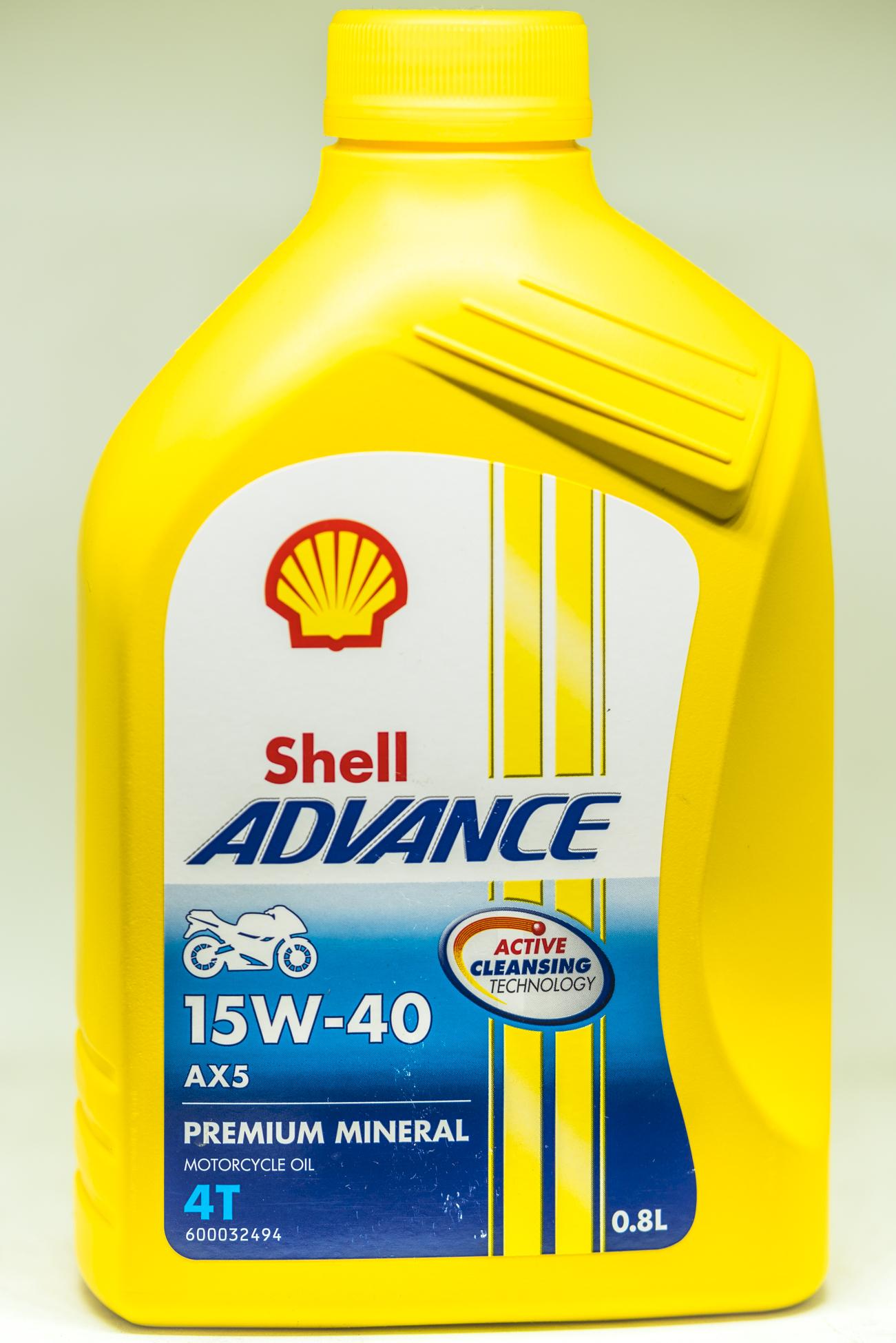 Oli Motor Shell Advance AX5 15W-40 0.8 Liter | Lazada Indonesia