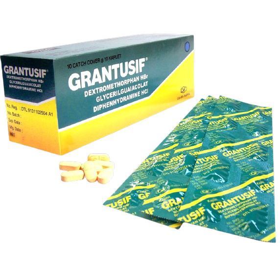 Grantusif strip 10 kaplet Obat Batuk Pilek Tablet STRIP | Lazada Indonesia