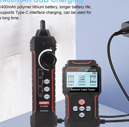 Wire Tracker Tracer Cable Tester Noyafa Rj11 Rj45 Lan Poe Cat 5 6 Utp Stp Network Emitter