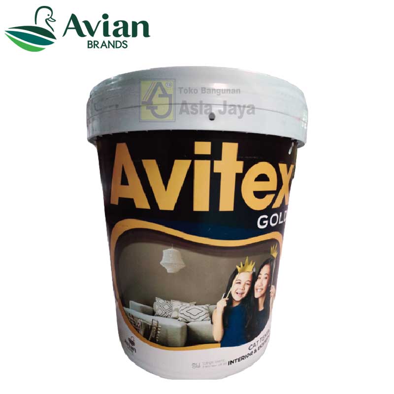 Avitex Gold Cat Tembok Interior Dan Eksterior 25 Kg - Super White ...