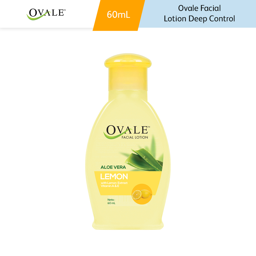 FACIAL LOTION OVALE ALOE VERA 60ML LEMON | Lazada Indonesia