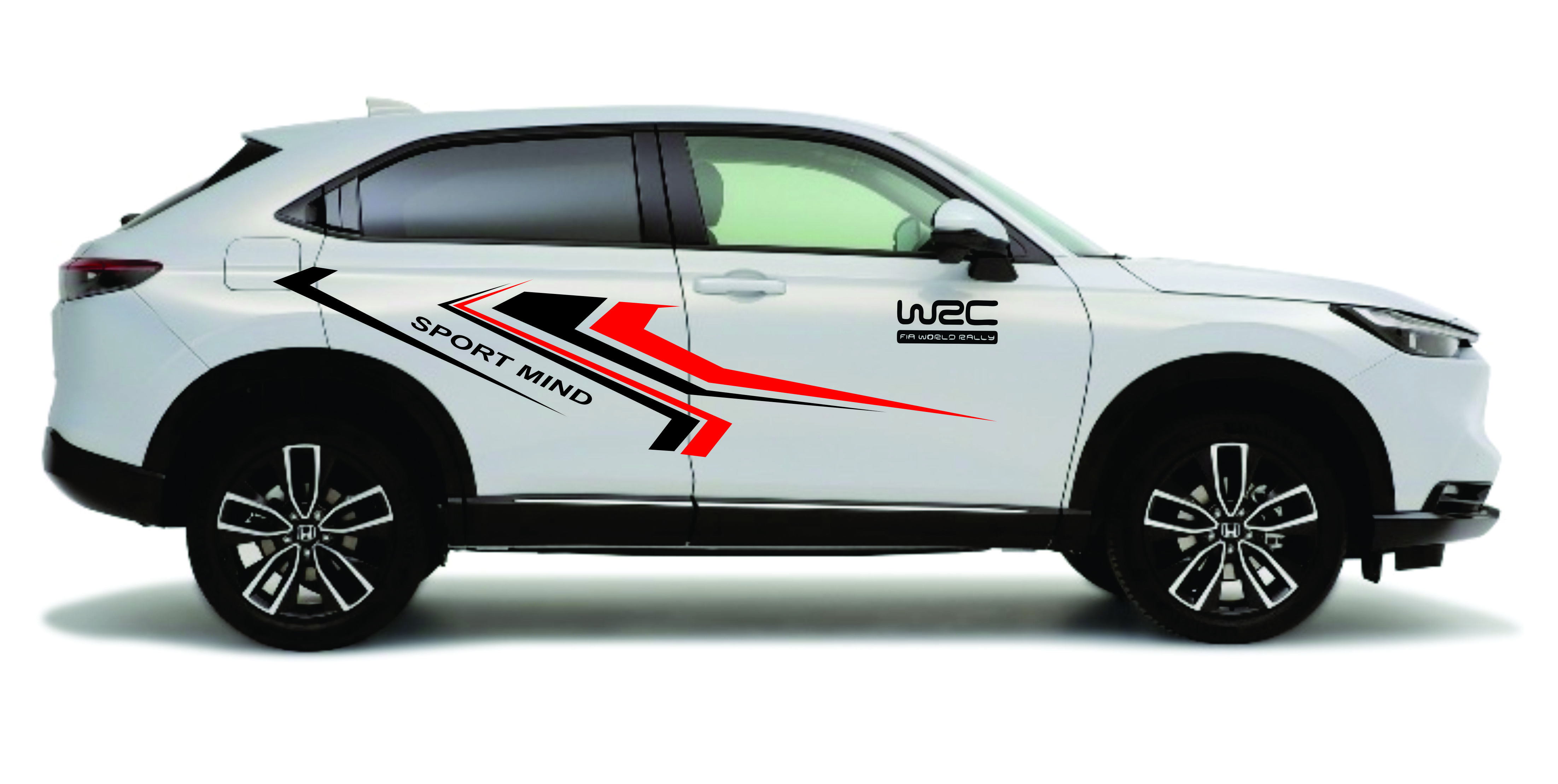Stiker mobil hrv cutting stiker body mobil hrv stiker striping mobil ...