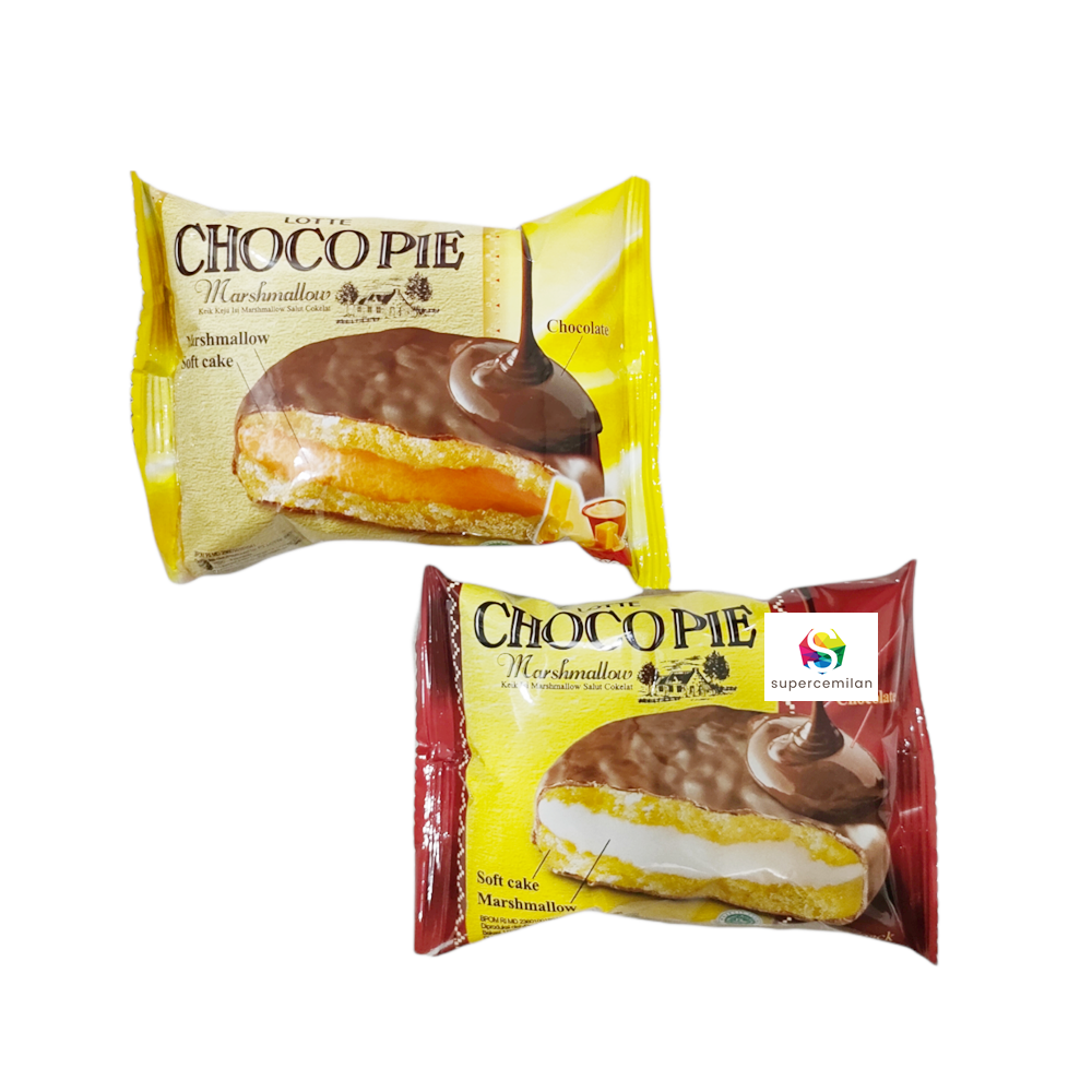 Lotte Choco / Cheese Pie Marshmallow SATUAN 28 gram | Lazada Indonesia