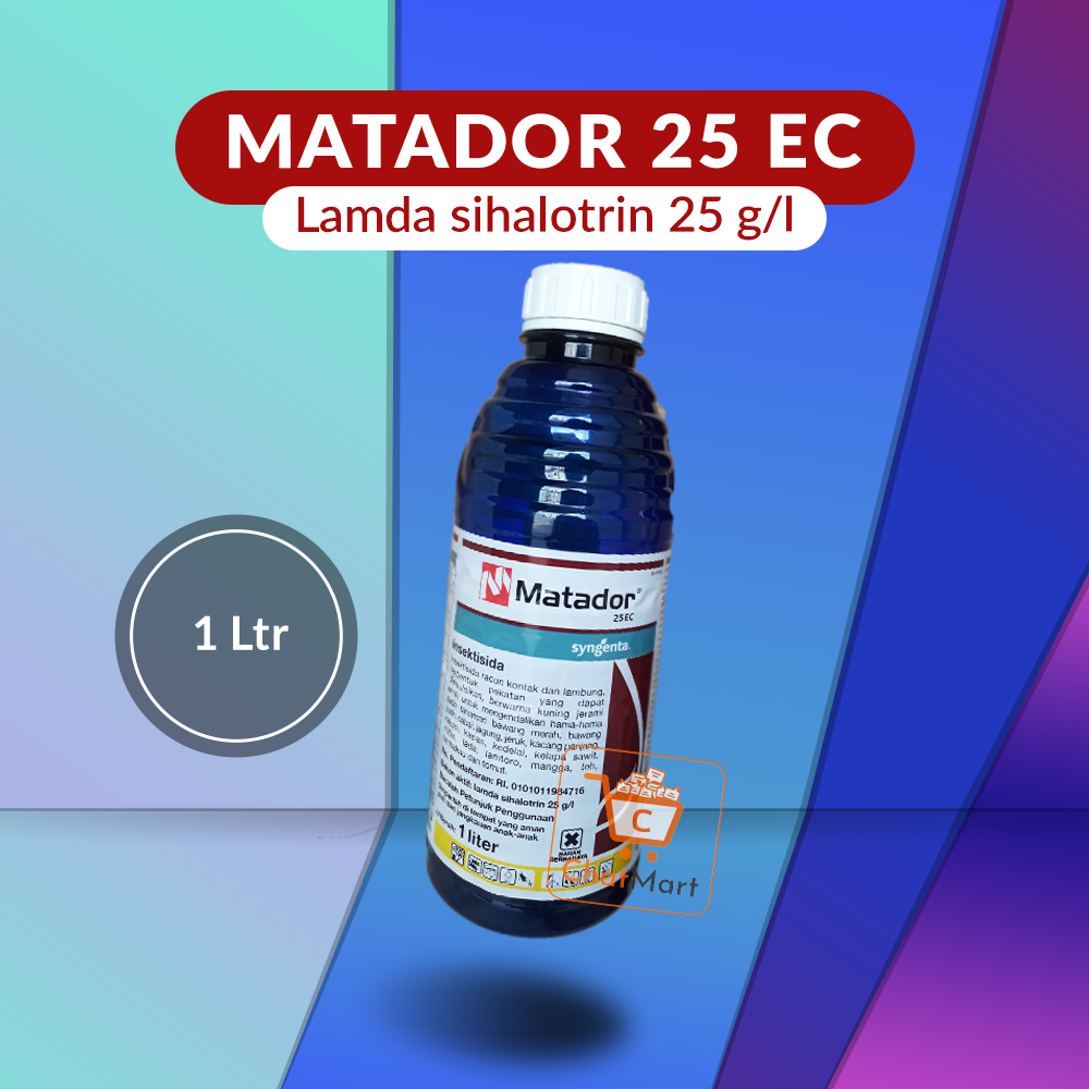 Matador 25 EC 1 Liter | Insektisida Pembasmi Hama Tanaman | Lazada ...