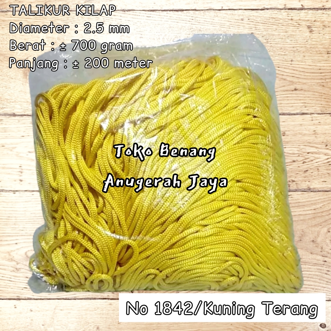 Tali Kur Kilap no 1842 Kuning | Lazada Indonesia