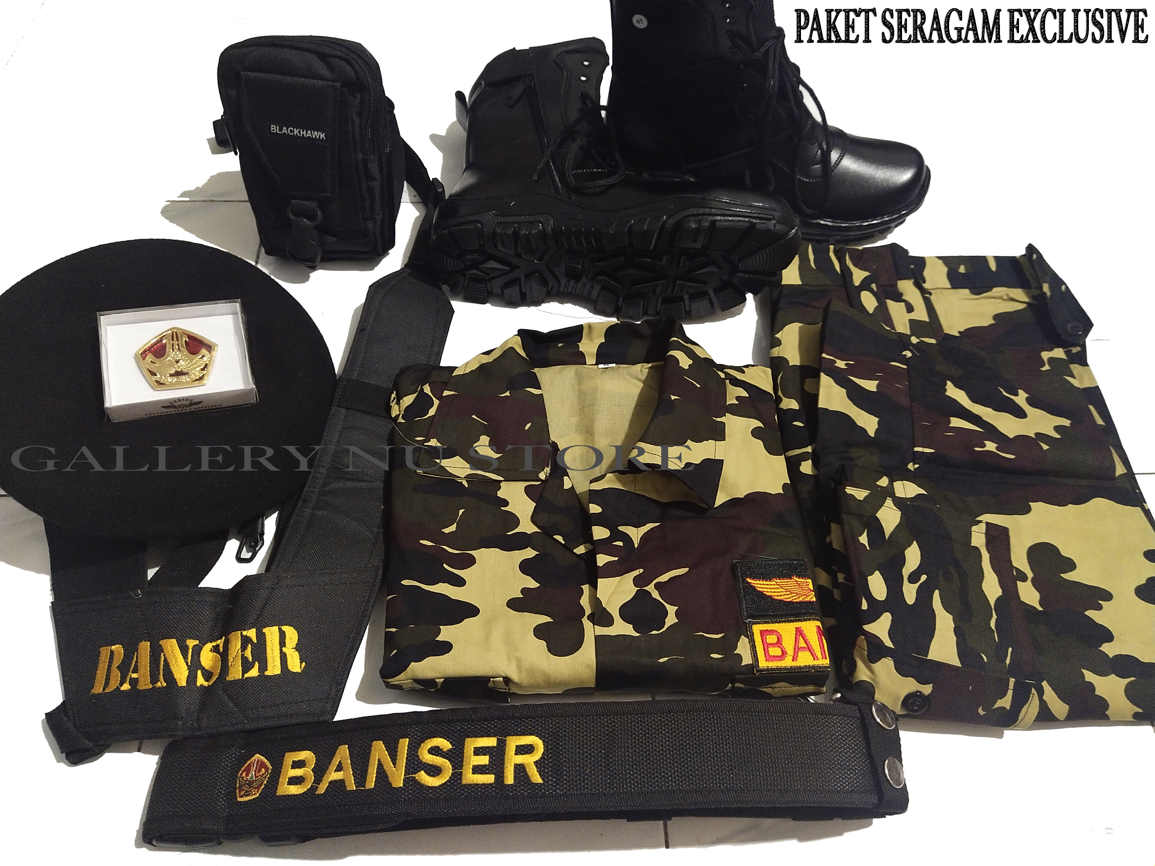 TERMURAH DAN BERKUALITAS !!! PAKET SERAGAM BANSER KOMPLIT - SERAGAM PDL ...