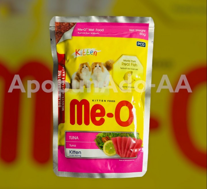 Meo pouch kitten=anak-anak rasa Tuna 80 gr kadaluarsa 2024 | Lazada ...