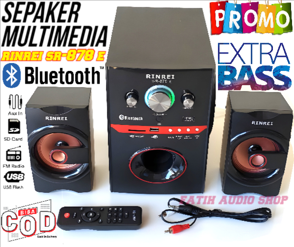 Speaker Aktif Rinrei Sr 878 E 878c Audio Multimedia 2 1 Super Woofer