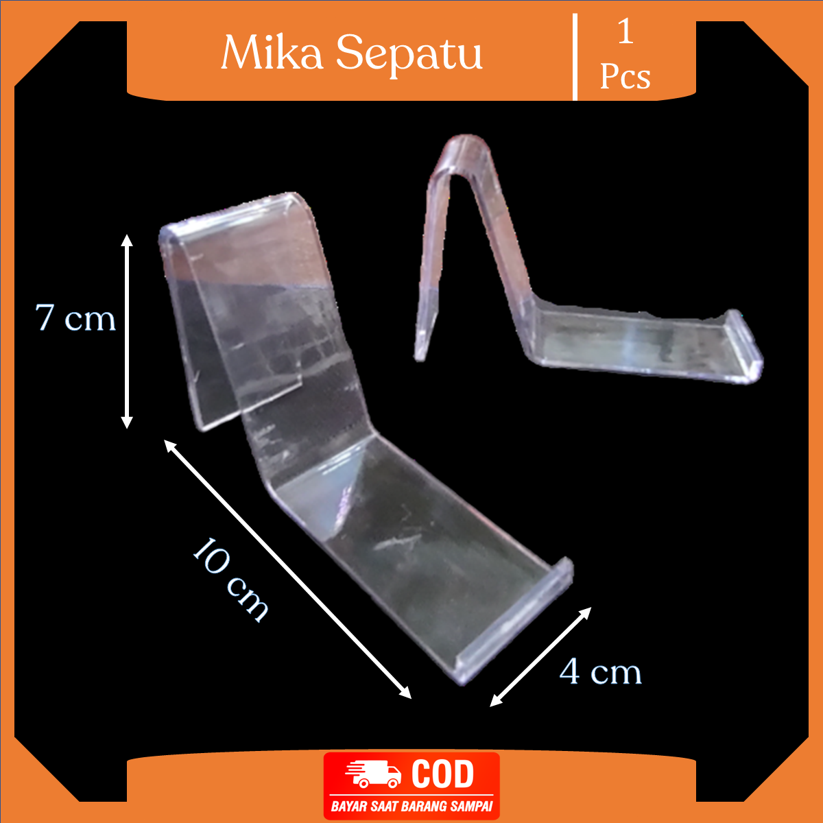 Display Mika Akrilik Sandal dan Sepatu / Display Sandal / Display ...