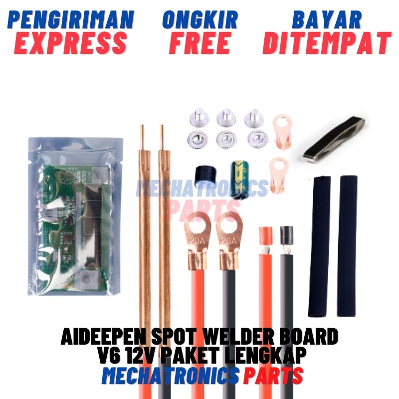 AIDEEPEN Spot Welder Board V6 12V Paket Lengkap DIY PCB Circuit Las Titik Portable Battery ...