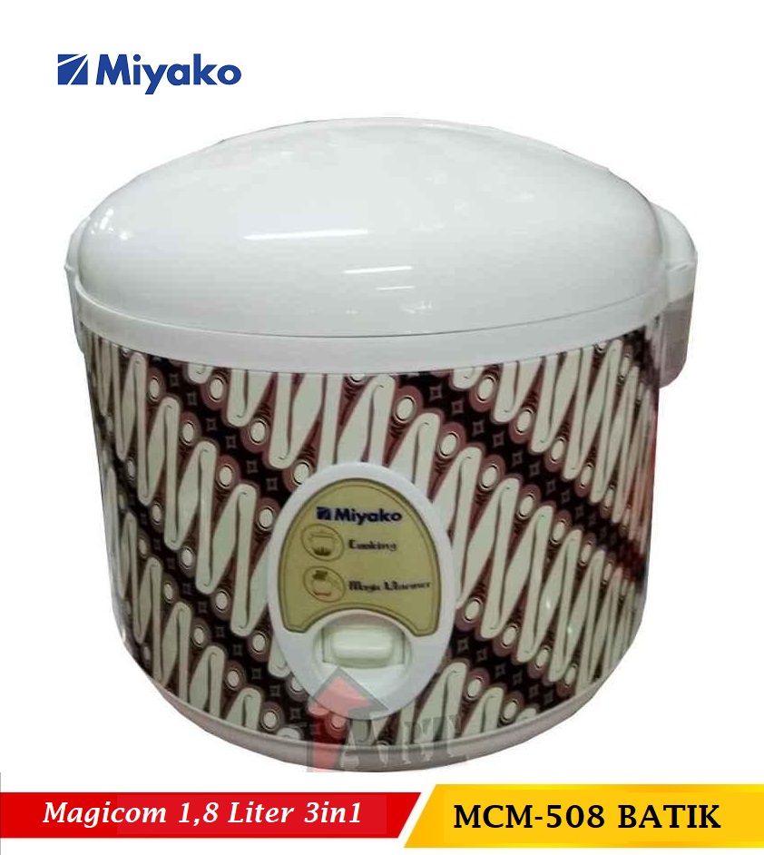 Magicom Miyako 3 in 1 MCM 508 Batik Klasik Rice Cooker 1,8 Liter ...