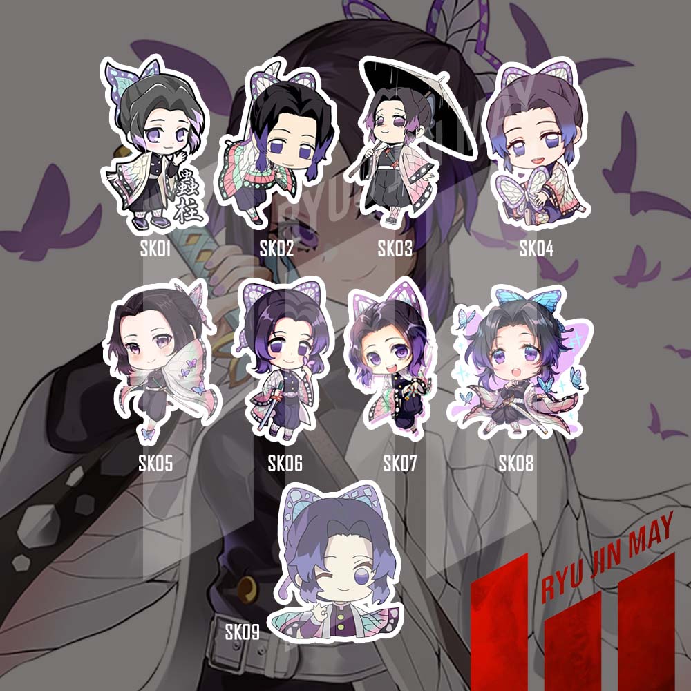 Sticker Anime - Kimetsu no Yaiba - Shinobu Kochō | Lazada Indonesia