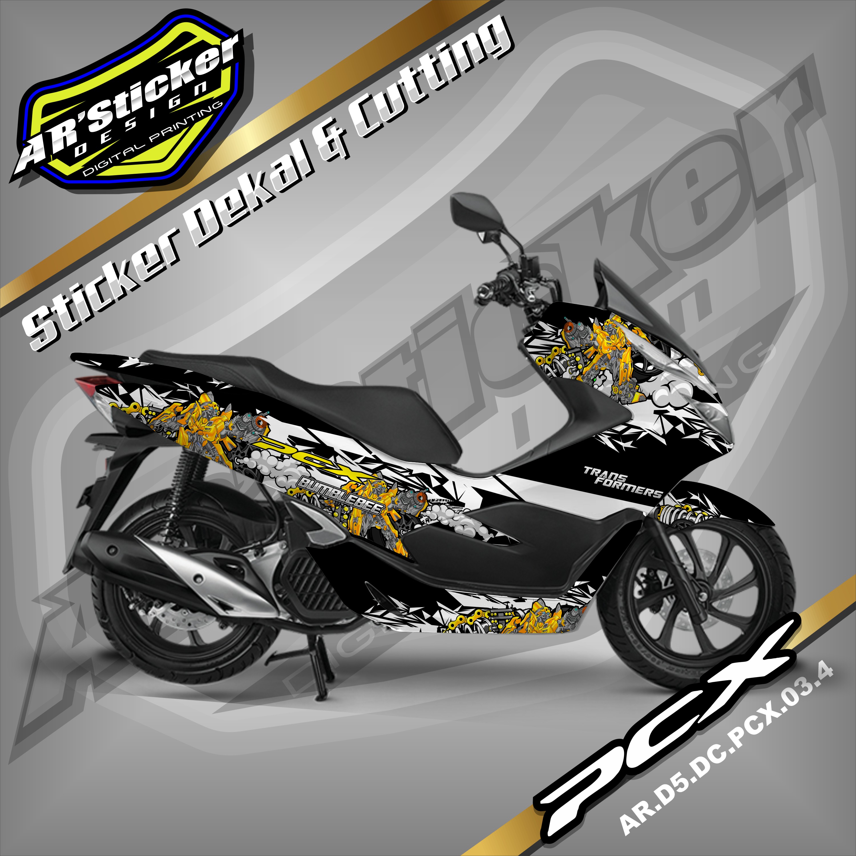 Decal Sticker PCX 150 Full body - Stiker Dekal Motor Honda PCX 150 ...