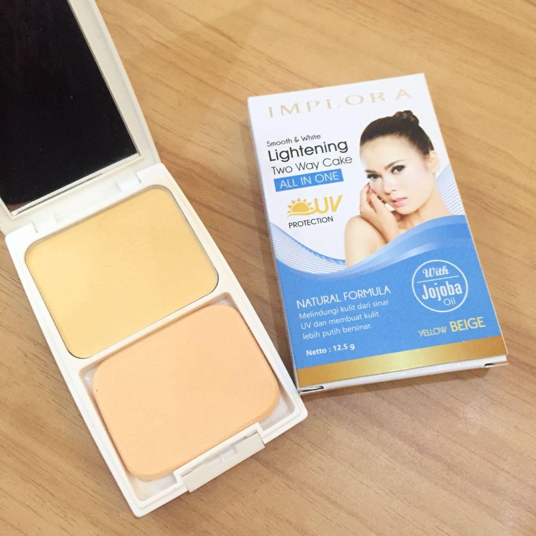 BEDAK IMPLORA LIGHTENING TWO WAY CAKE | Lazada Indonesia