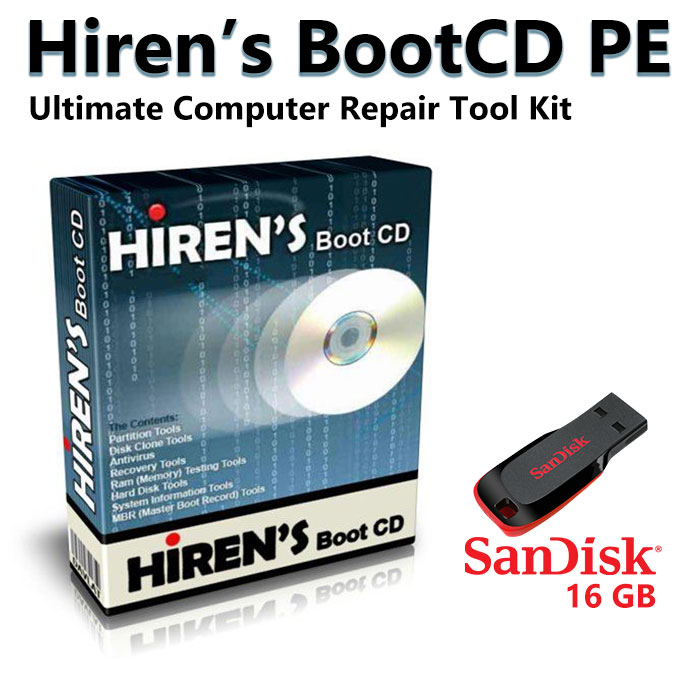 Hiren’s BootCD PE Bootable Flashdisk 16 GB | Lazada Indonesia