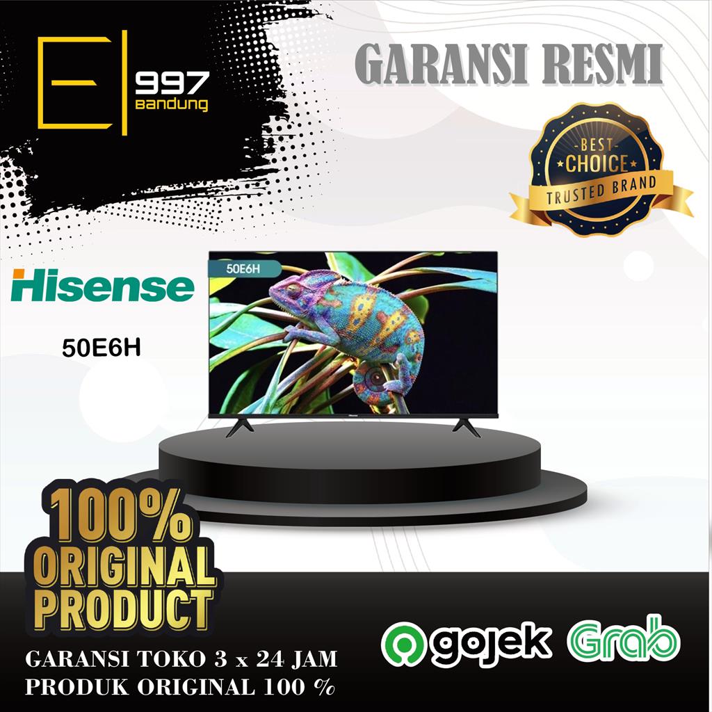 LED TV HISENSE 50E6H , 50 INCH VIDAA SMART 4K UHD TV BEZELESS DESIGN ...