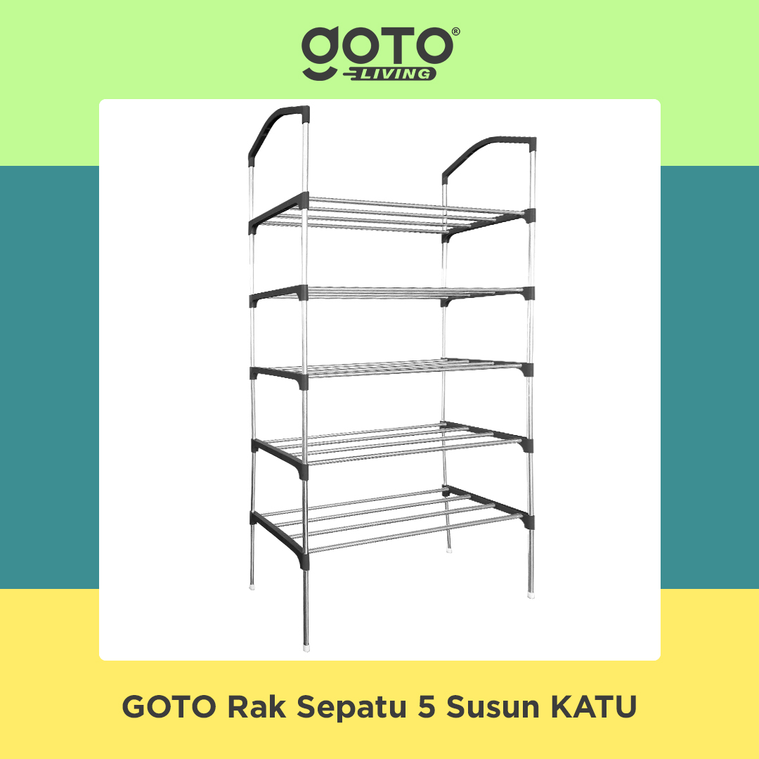 Goto Katu 5S Rak Sepatu 5 Susun Serbaguna Minimalis | Lazada Indonesia