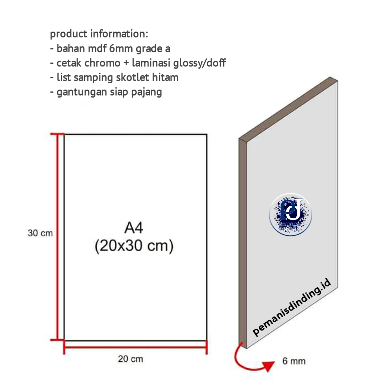 Cetak Foto Jumbo Ukuran 40x30 Cm Plus Bingkai Cocok Untuk Hadiah