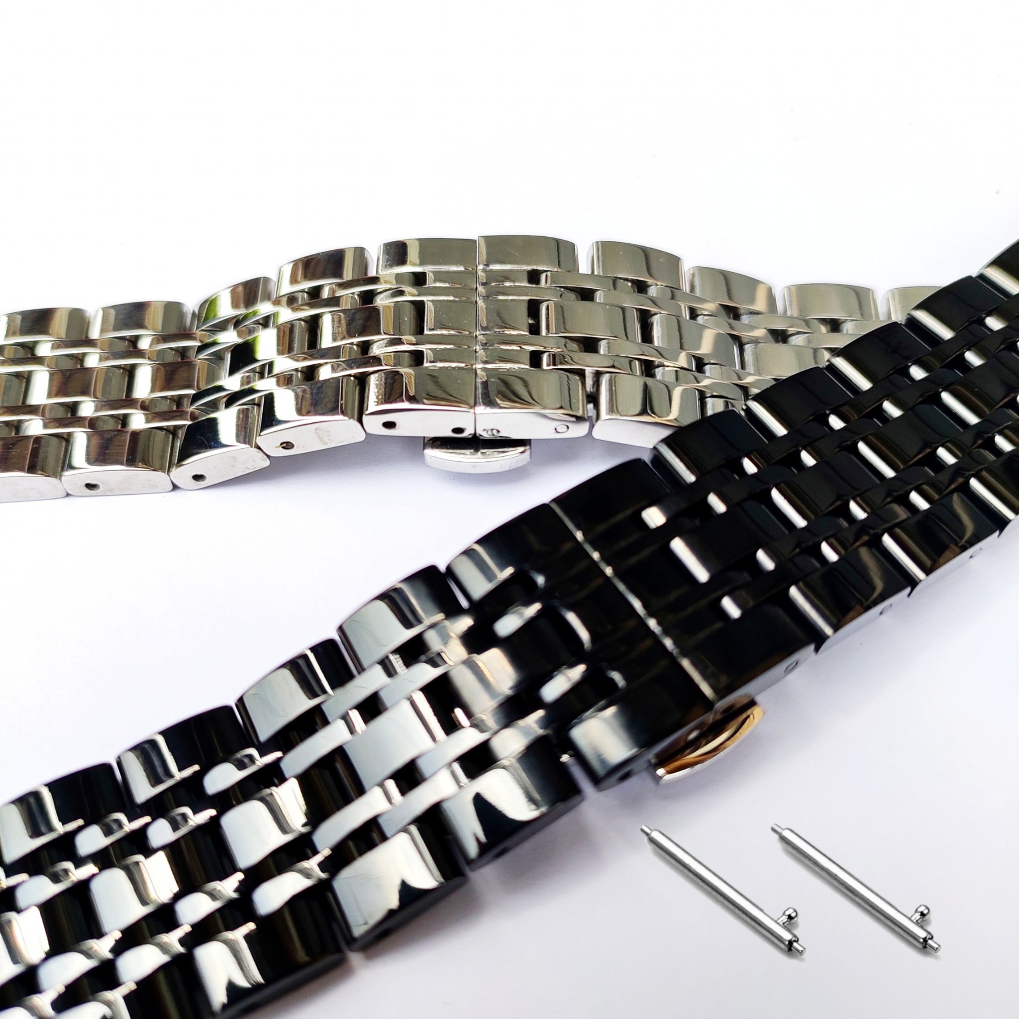 Tali Jam Rantai Metal stainless steel Thick watch Quick Release ...