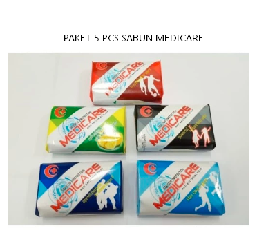 PAKET 5 PCS SABUN BATANG MEDICARE anti bakteri 90gr | Lazada Indonesia