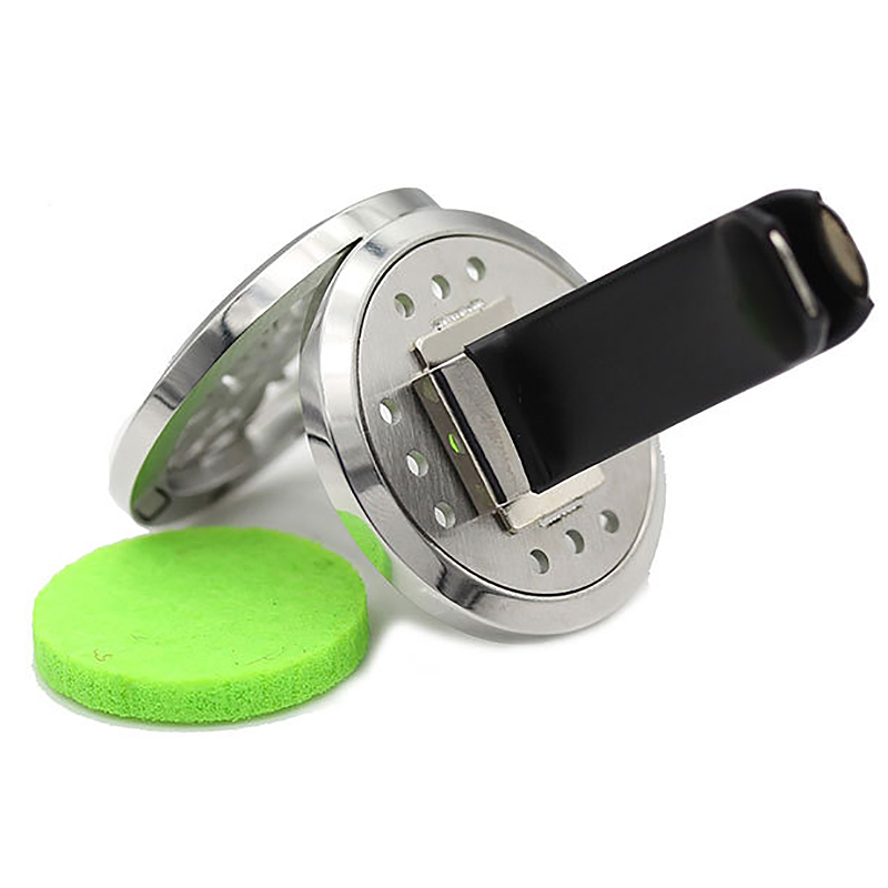 Car Aromatherapy Essential Oil Car Diffuser With 10 Replacement Felt ...