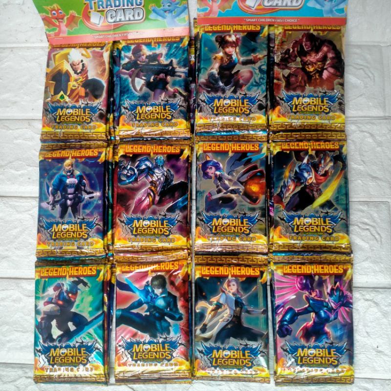 1 LUSIN MAINAN KARTU GBK MOBILE LEGEND ISI 12 BUNGKUS TRADING CARD ... 1 LUSIN MAINAN KARTU GBK MOBILE LEGEND ISI 12 BUNGKUS TRADING CARD ...