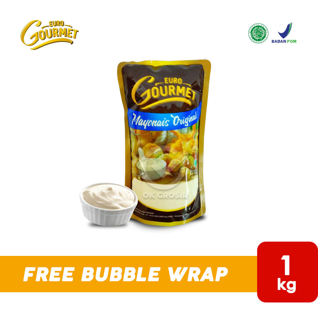 Euro Gourmet Mayonaise Original [Pouch 1 Kg] | Lazada Indonesia