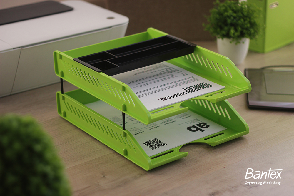 Bantex Letter Tray Set Pistachio #9872 72 | Lazada Indonesia