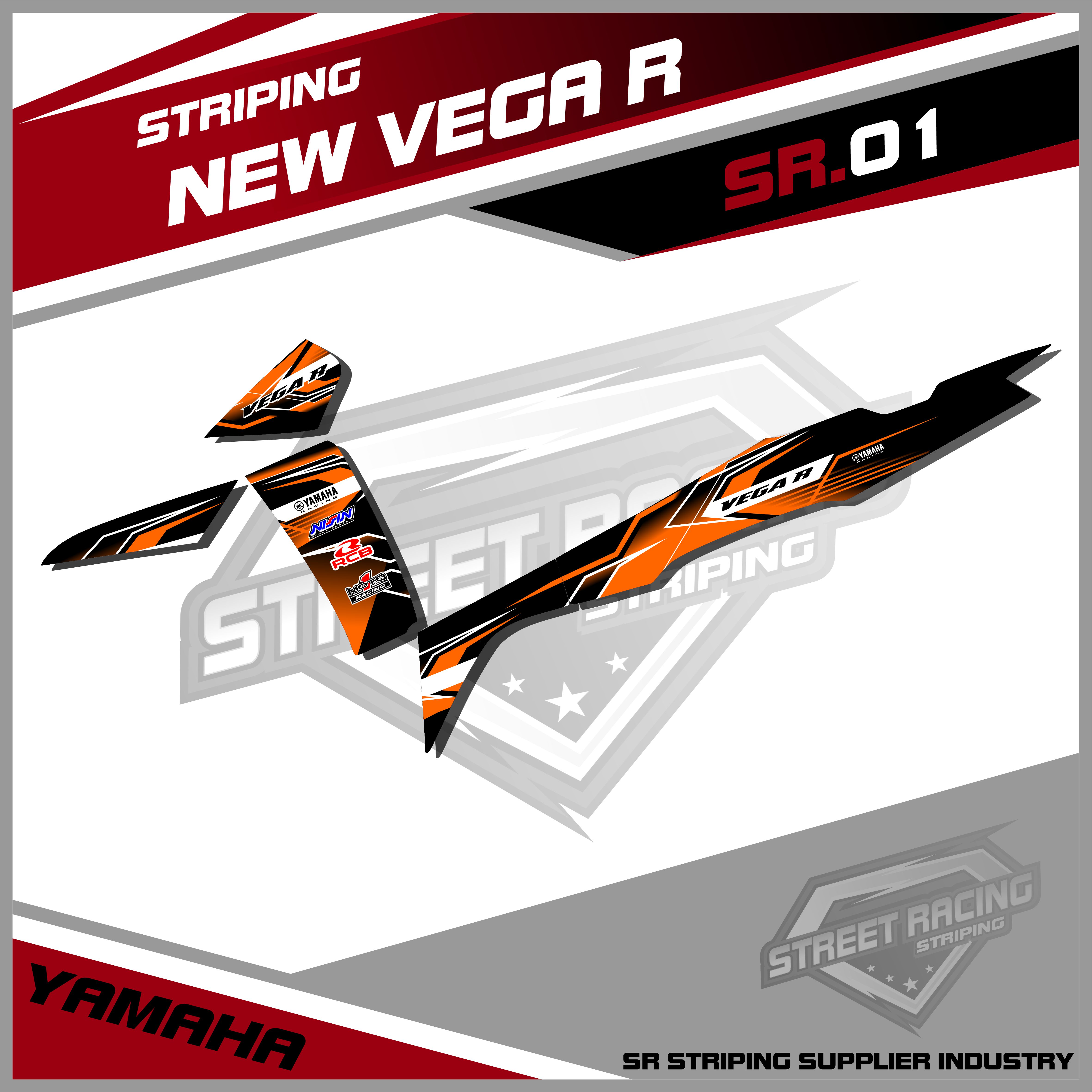 Striping Vega R New - Sticker Striping Variasi List Motor Vega R New ...