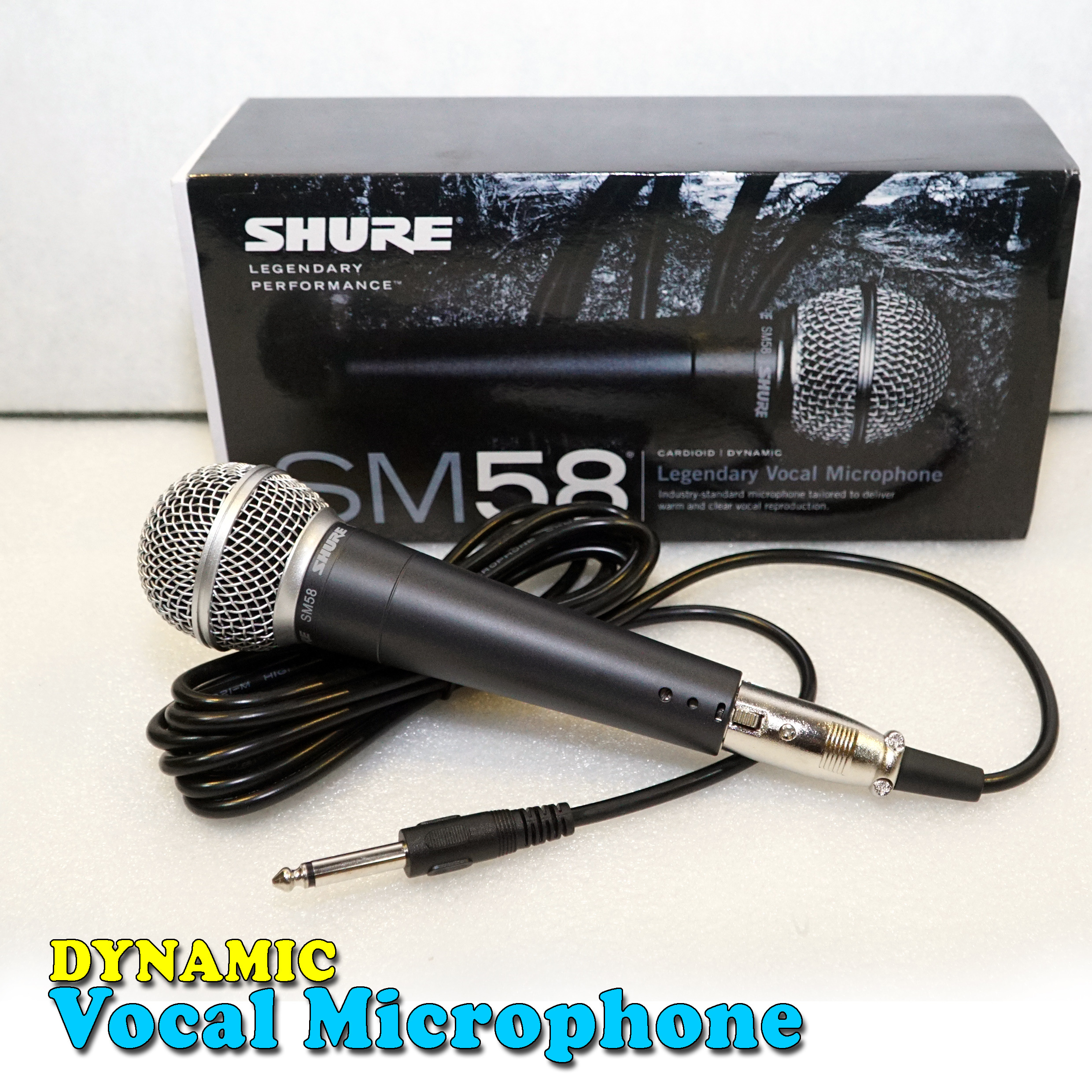 Mic Kabel SM 58 LC (Non Switch On/Off) / Mic SM-58 SK (ada On/Off ...