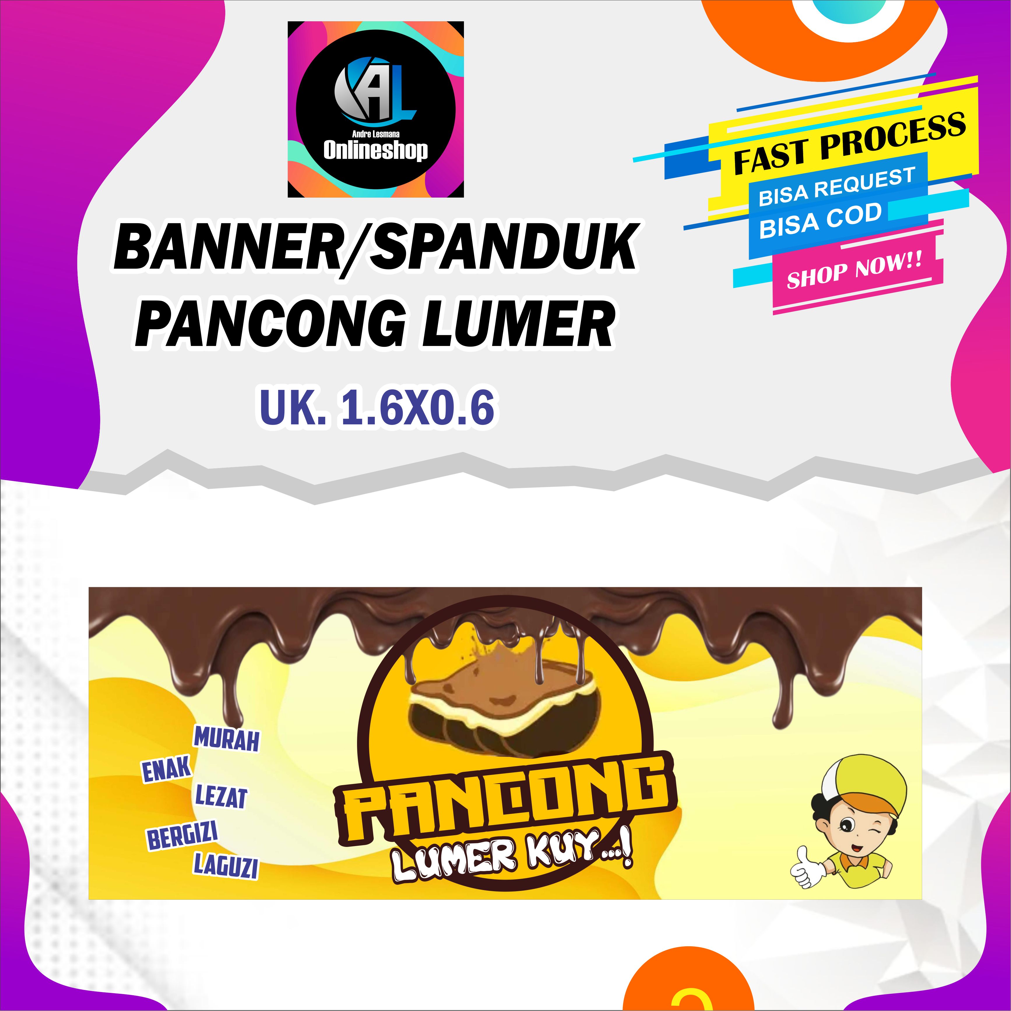 Spanduk Banner Kue Pancong Lumer | Lazada Indonesia