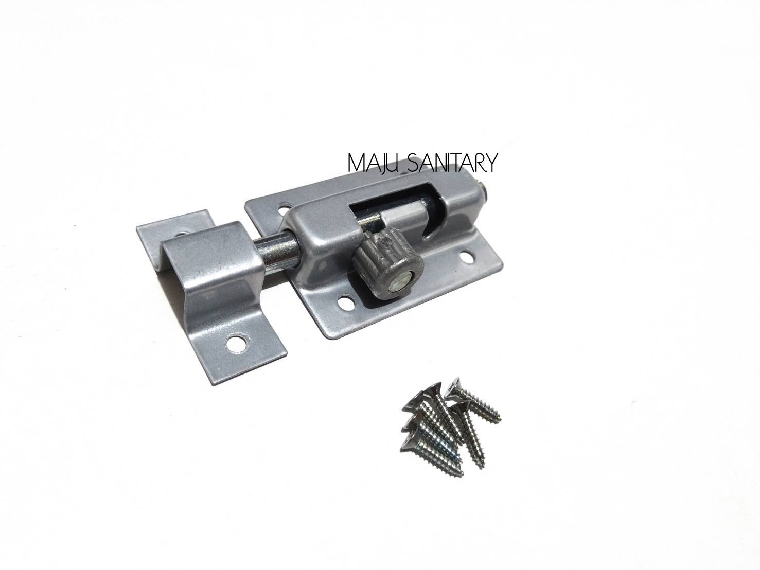 GRENDEL SLOT BESI TEBAL 2 INCH GRENDEL TOWER BOLT GRENDEL SLOT PINTU ...