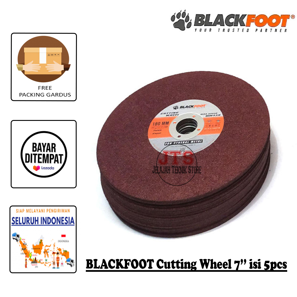 RYU 5 pcs Cutting Wheel Mata Potong Besi Gurinda Cut Off Mini 180mm x ...