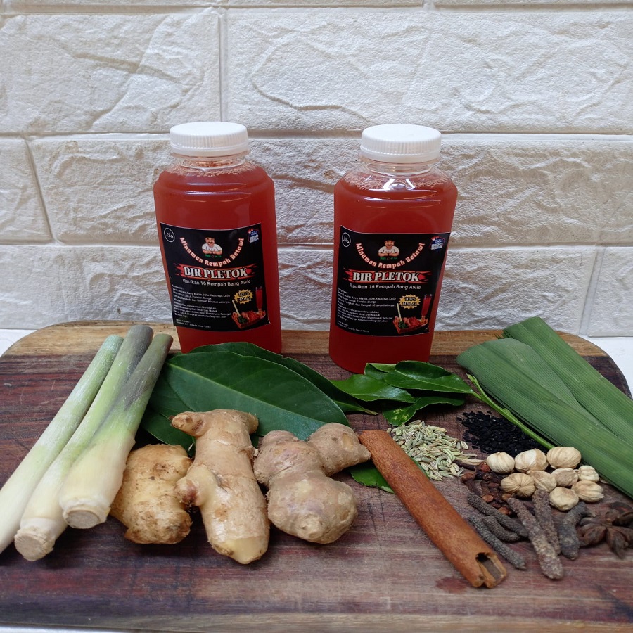 Paket 3 botol Bir Pletok 330ml Khas Betawi Bang Awie | Lazada Indonesia