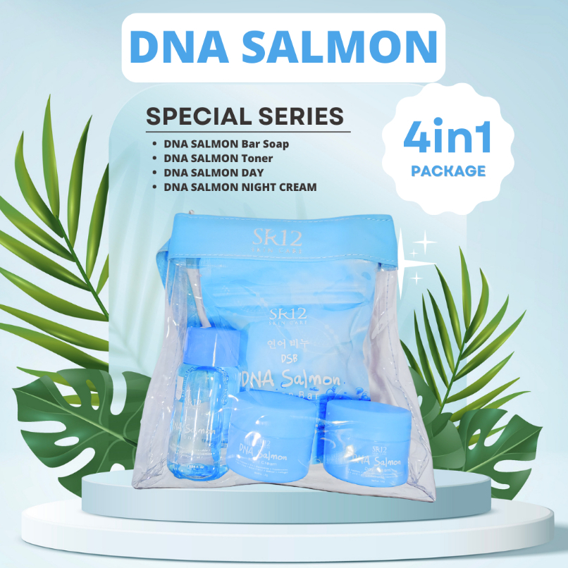 DNA SALMON 4 in 1 BUAT WAJAH MU GLOWING SEKETIKA \\ MENCERAHKAN KULIT WAJAH \\ AMAN & SUDAH BPOM ...