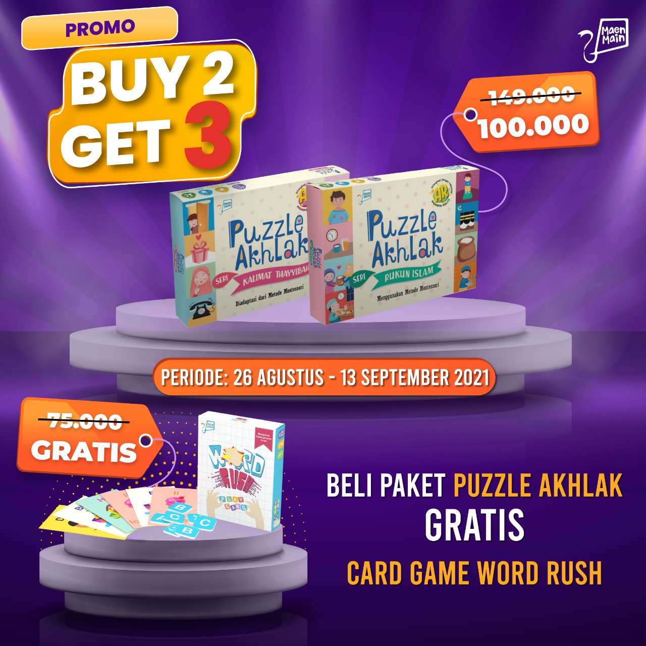 PUZZLE AKHLAK: RUKUN ISLAM - AR (AUGMENTED REALITY) | Lazada Indonesia