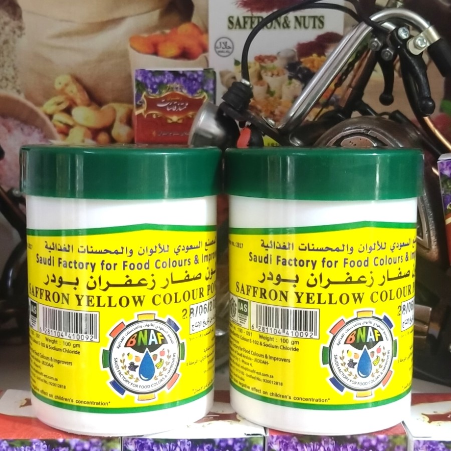 Saffron Yellow Colour Powder 100g | Lazada Indonesia