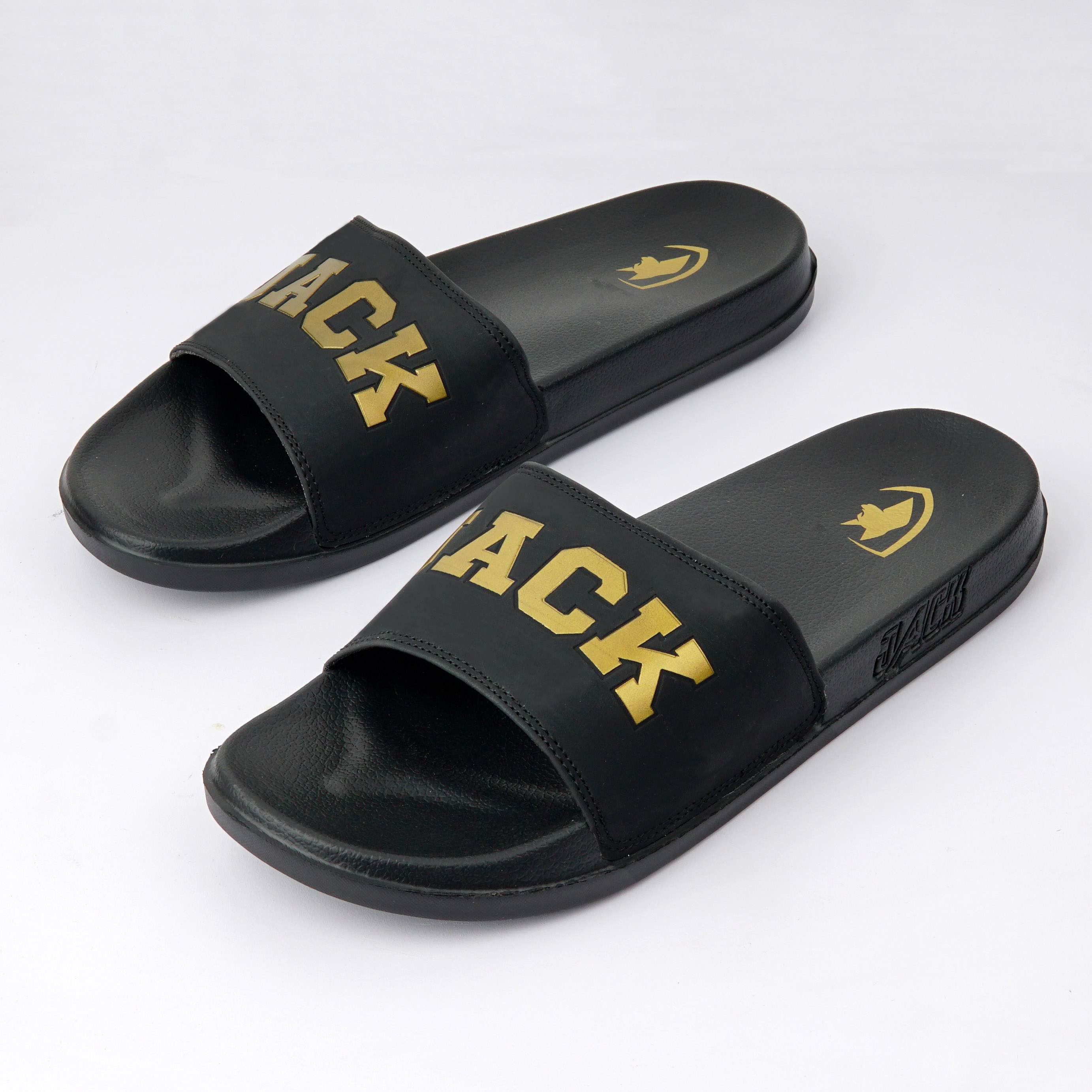 JACK IDN Sandal Slide Pria Sendal Slop Flip Flop | FONT POLOS GOLD ...