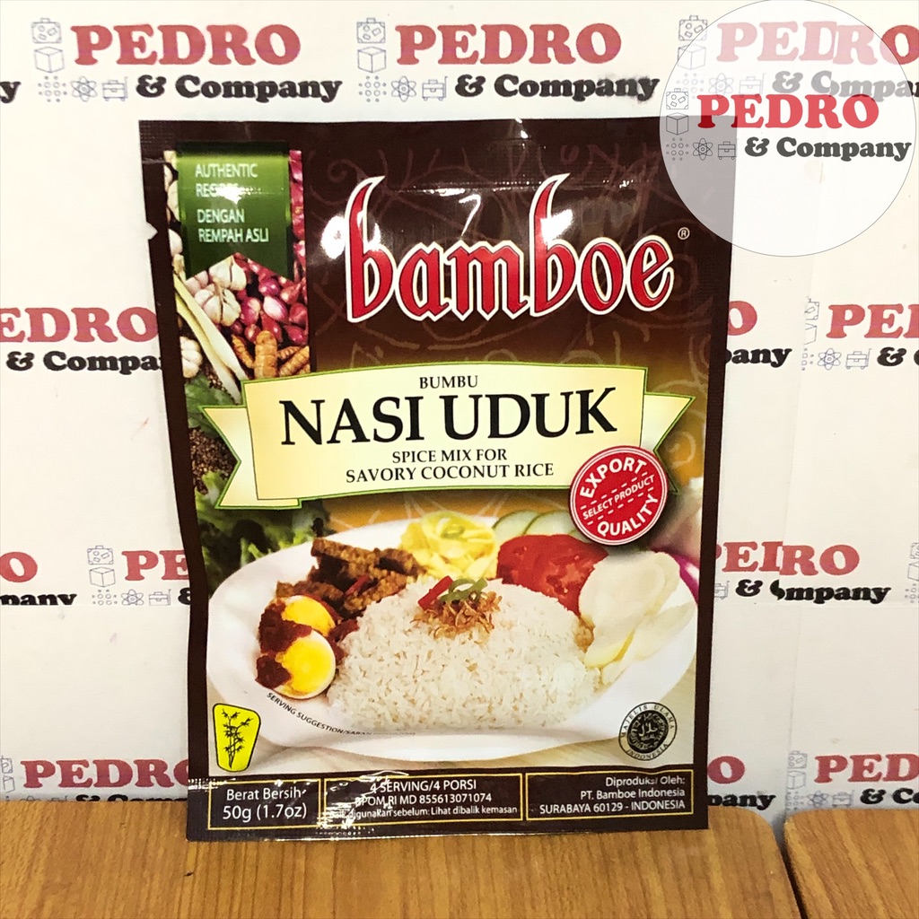 Bamboe bambu nasi uduk 50 gram instant spice mix savory coconut rice ...