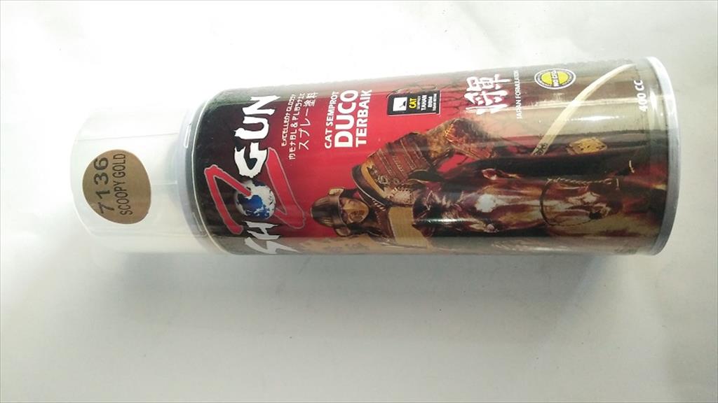 Cat Semprot Spray Shogun Z Duco Scoopy Gold Emas 7136 400cc | Lazada ...