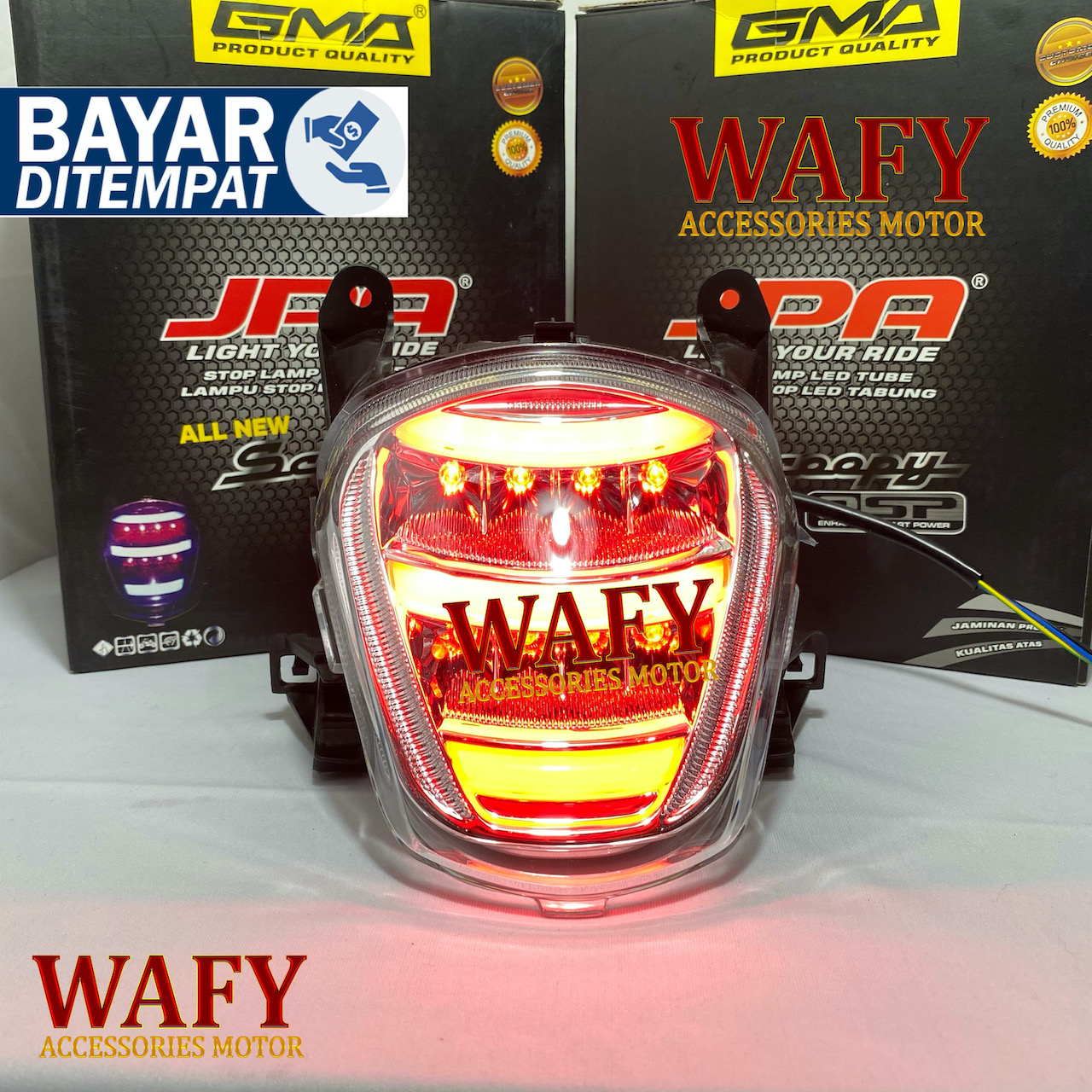 Lampu Stop Led All New Scoopy Esp Stoplamp Stoplam Scoopy New Esp Merah ...