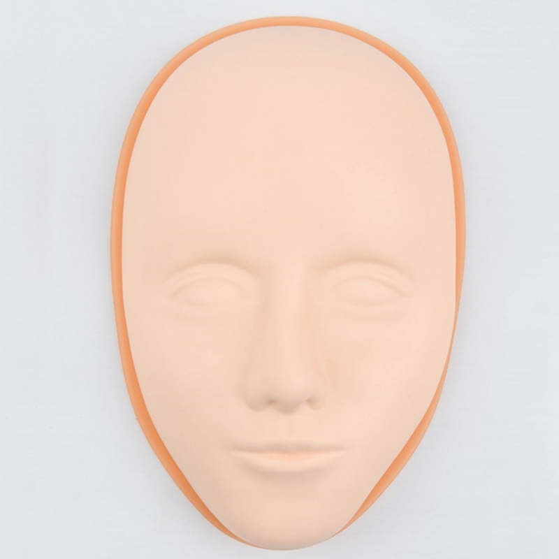 4Pcs Semi-Permanent Tattoo Practice Leather Human Face Fake Face ...