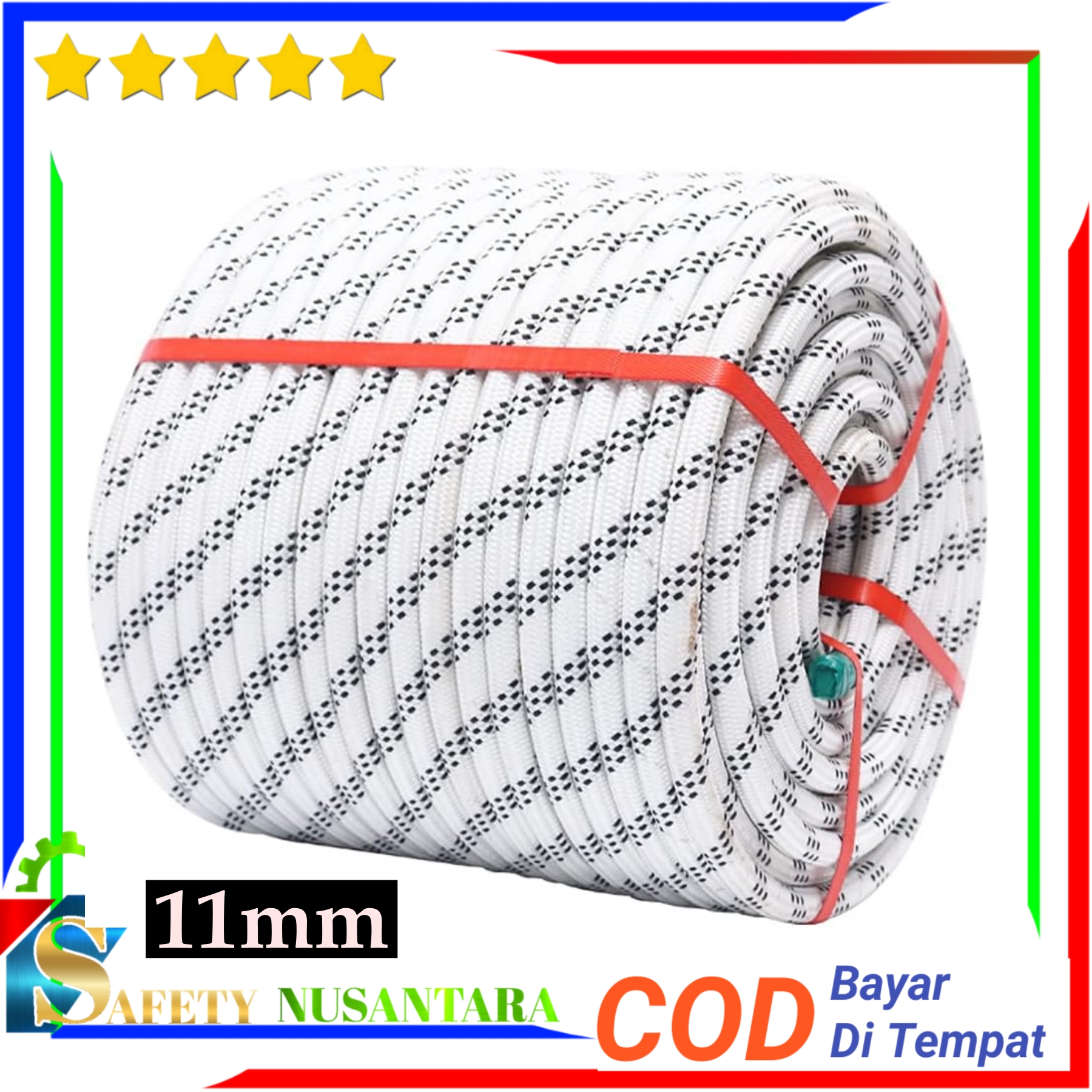 Tali Karmantel Statisn 11mm x 100 Meter Climbing Rope Diameter 11 mm ...